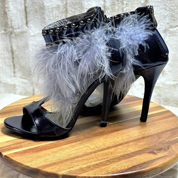 Cape Robbin | Shoes | Cape Robbin Metallic Blue T Trap High Heel Shoes ...